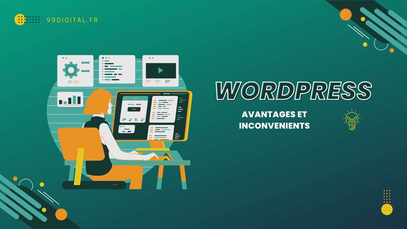 Créer un site soi-même avec WordPress, avantages et inconvénients | 99 Digital